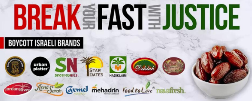 Israeli Dates: Brands and Products to Boycott This Ramadan